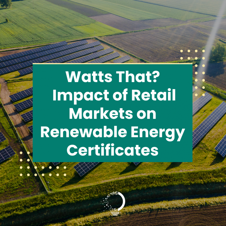 Watts That? Impact of Retail Markets on Renewable Energy Certificates ...